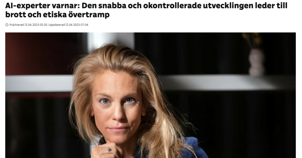 AI-experter varnar: Den snabba och okontrollerade utvecklingen leder ...